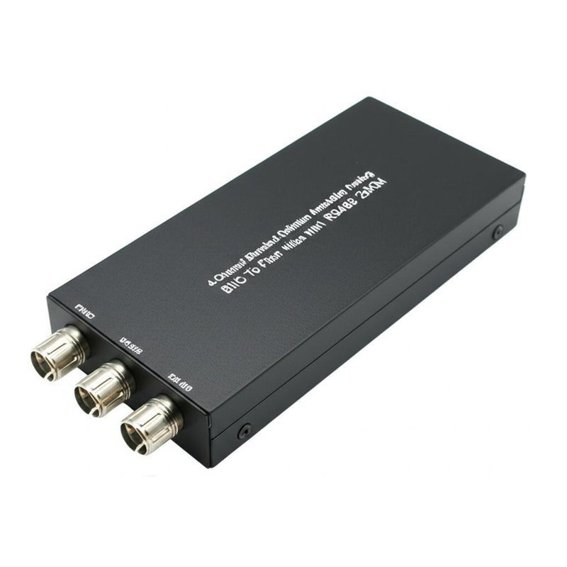 4-Channel Standard Definition Analog BNC to Fiber with RS485 20KM Video ...